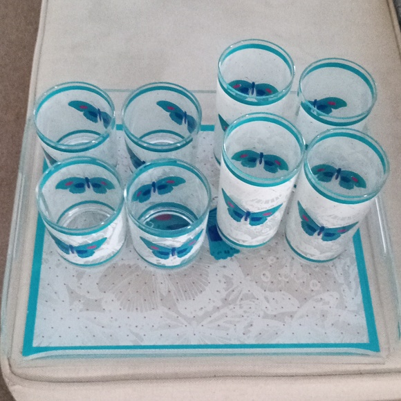 H J Stotter Inc USA | Dining | Vintage 9 Pc Mcm Hj Stotter Inc Lace ...